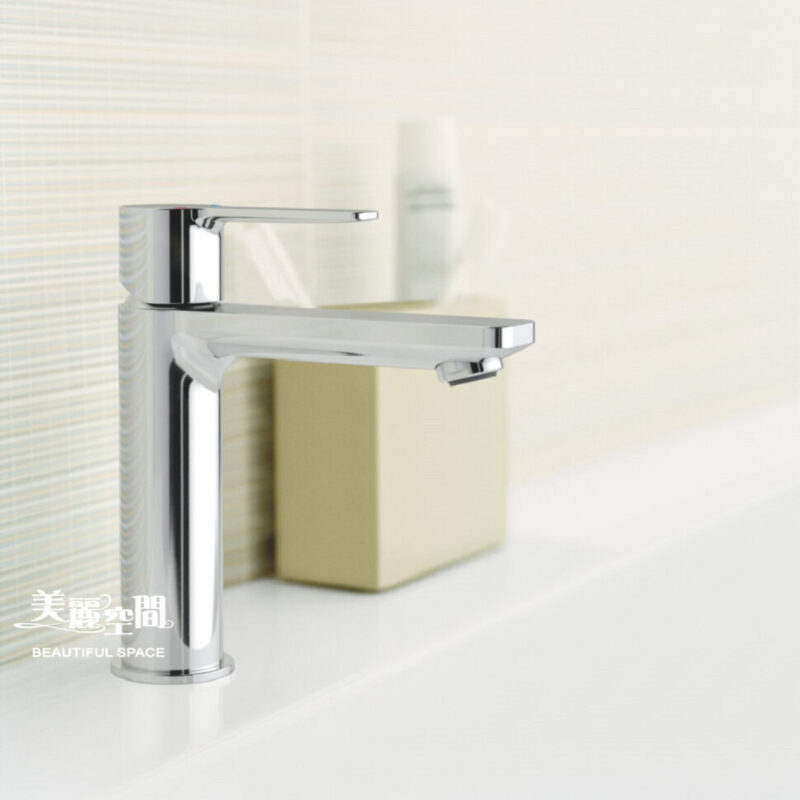 GROHE 32114.001 LINEARE 單槍面盆龍頭(鉻) - 美麗空間衛浴,精品衛浴設備