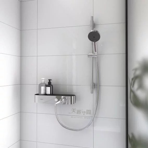 Hansgrohe Pulsify 蓮蓬頭升降桿組 24160000 鉻色 | 美麗空間衛浴,精品衛浴設備
